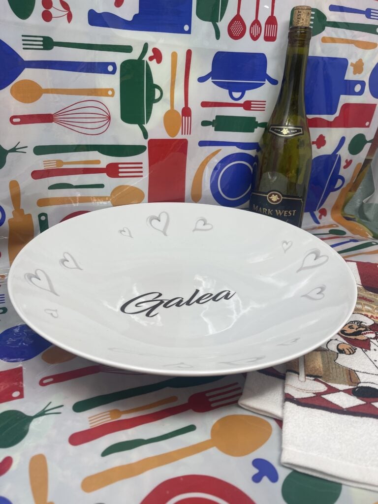 Elegant Personalized Pasta Bowl | Craft Your Unique Dining Masterpiece