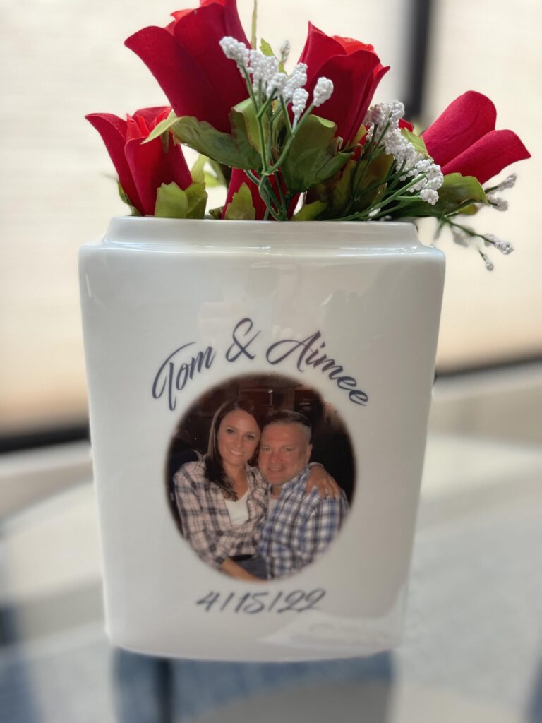 Customized Rectangular Vase | Personalized Home Decor